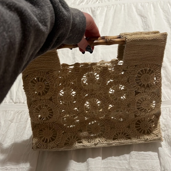 Bags | Zara Raffia Bag | Poshmark
